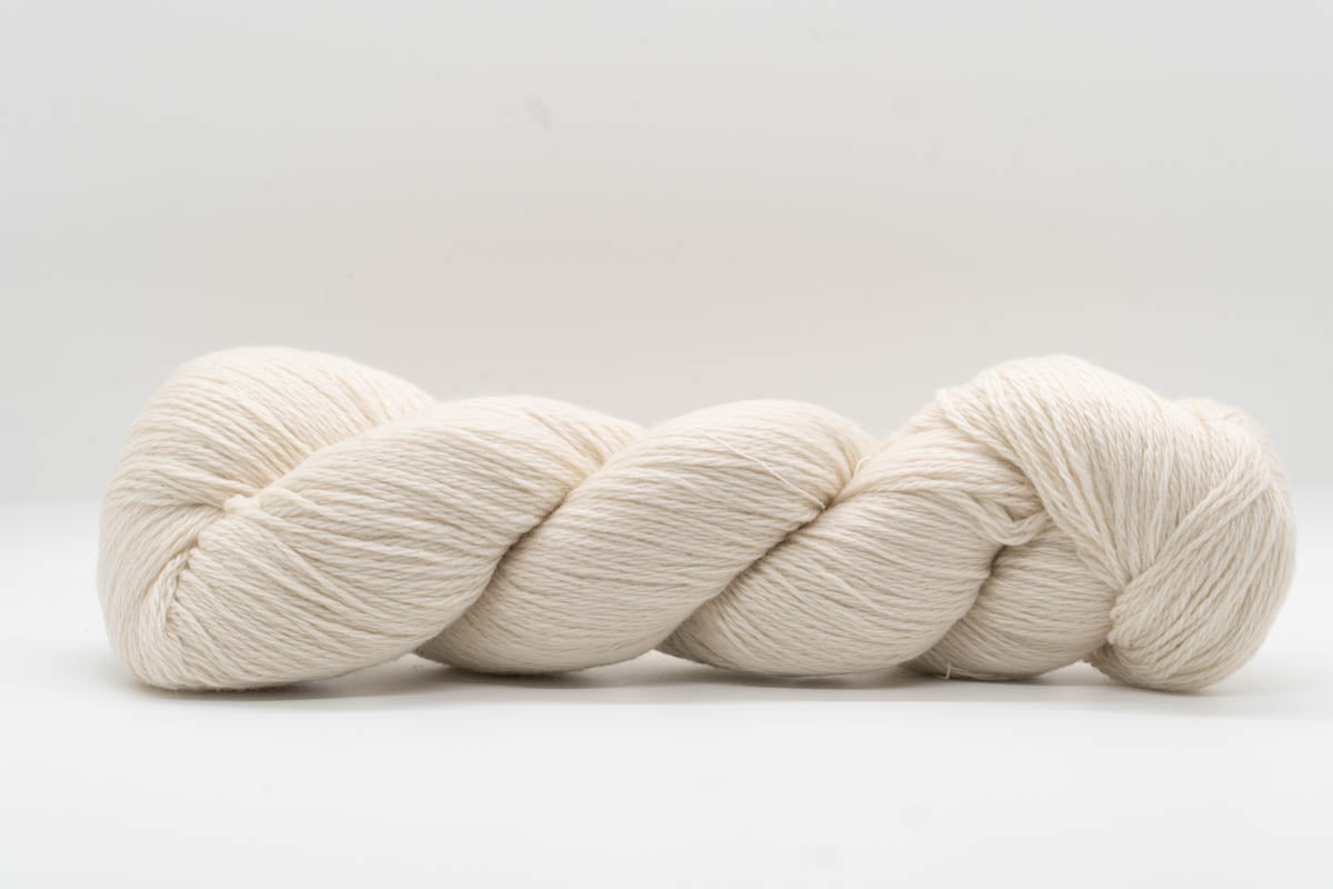 Cashmere Yarn - Undyed Cream White - Fingering – ULA+LIA